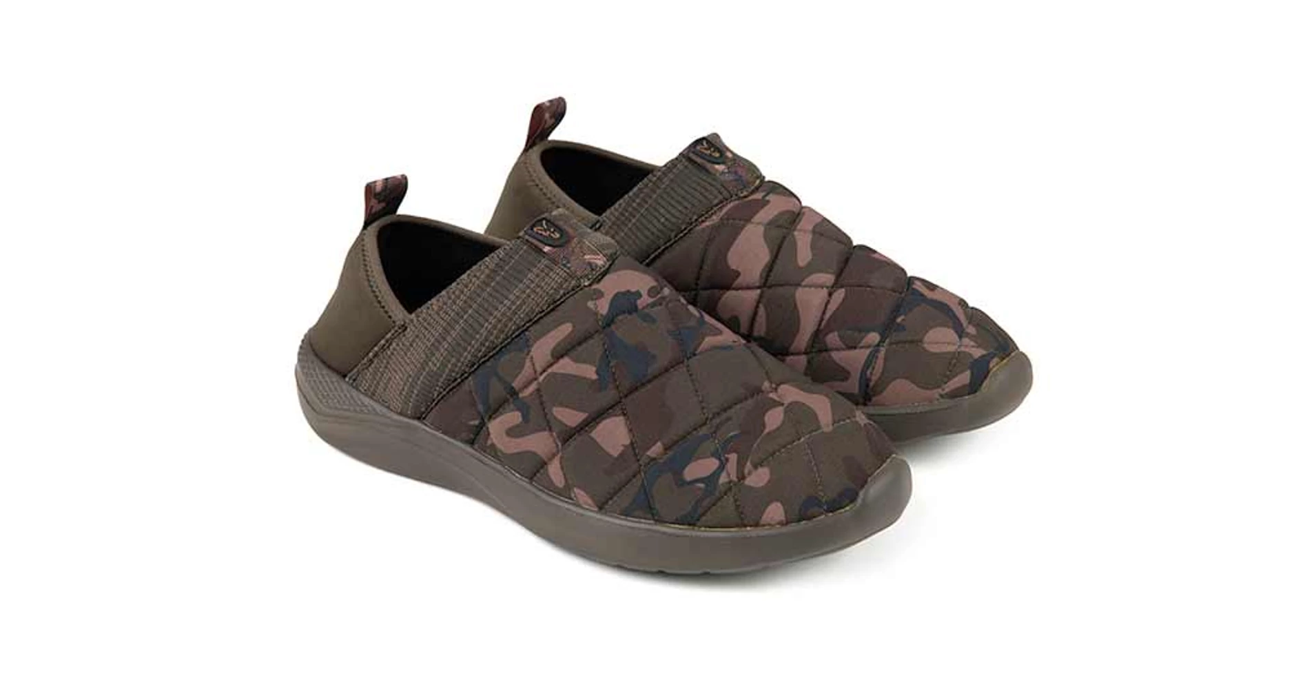 Fox Camo/Khaki Bivvy Slippers Papucs
